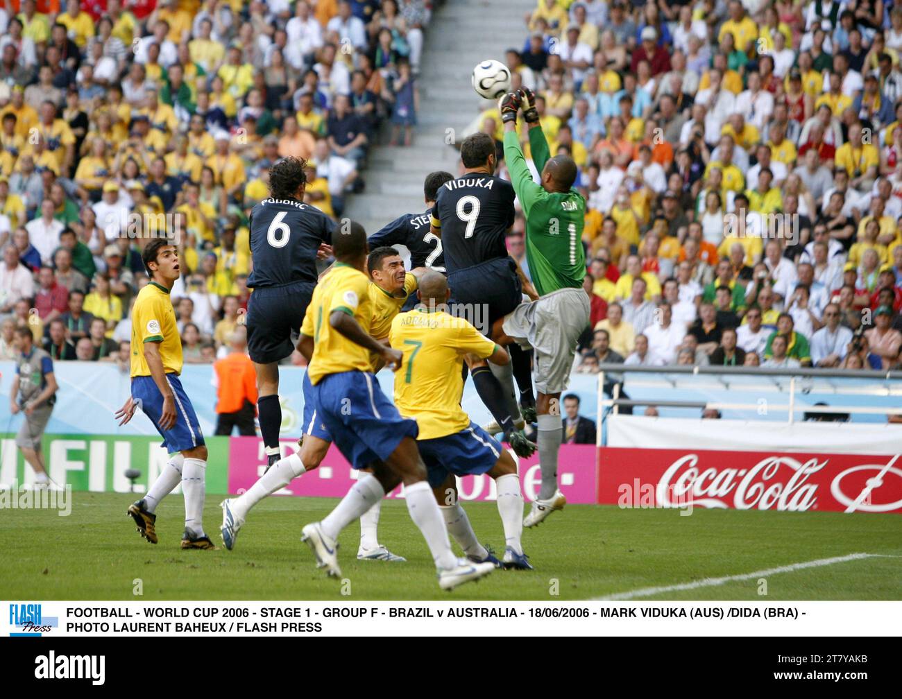 FOOTBALL - WORLD CUP 2006 - STAGE 1 - GROUP F - BRAZIL v AUSTRALIA - 18 ...