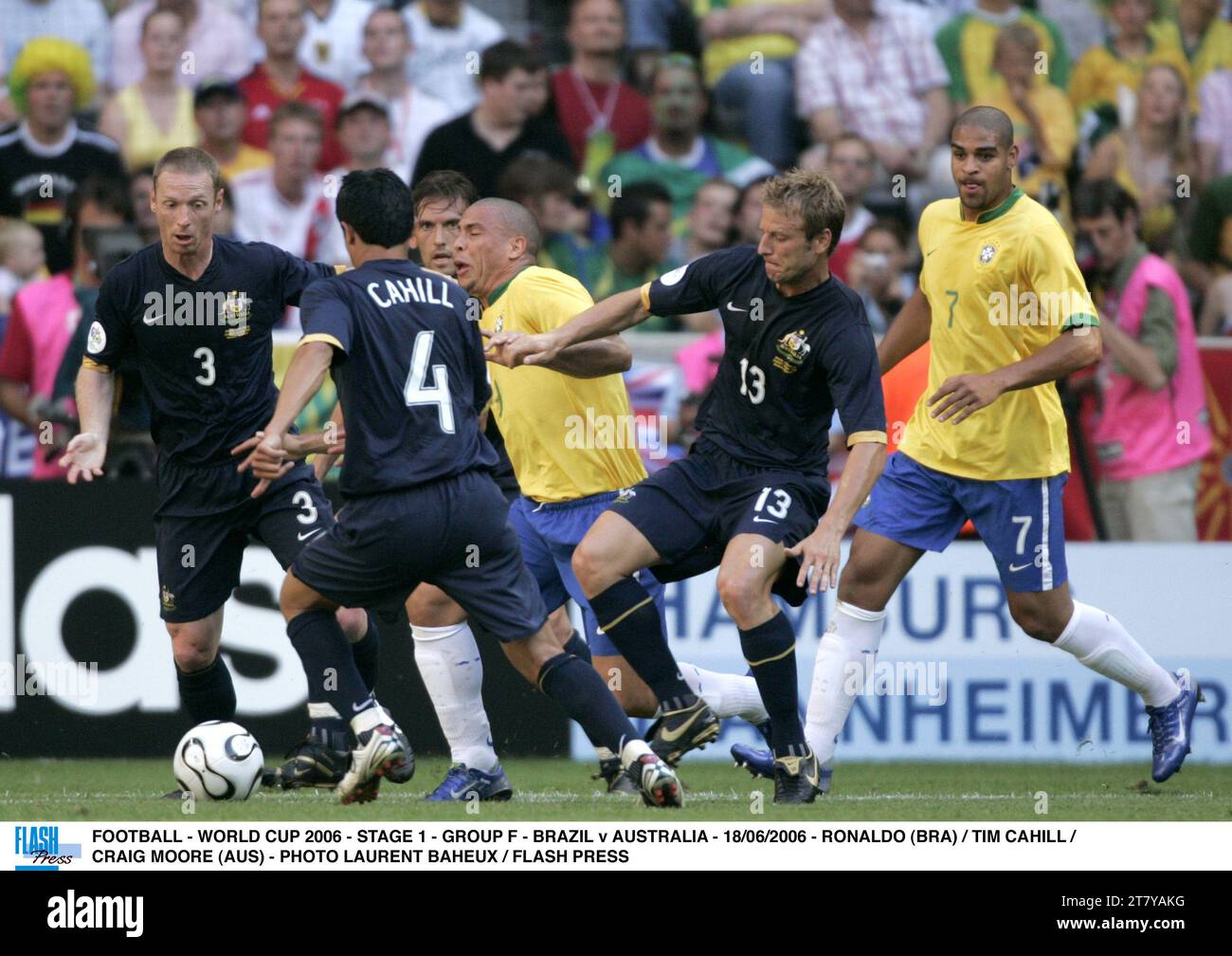 FOOTBALL - WORLD CUP 2006 - STAGE 1 - GROUP F - BRAZIL v AUSTRALIA - 18 ...