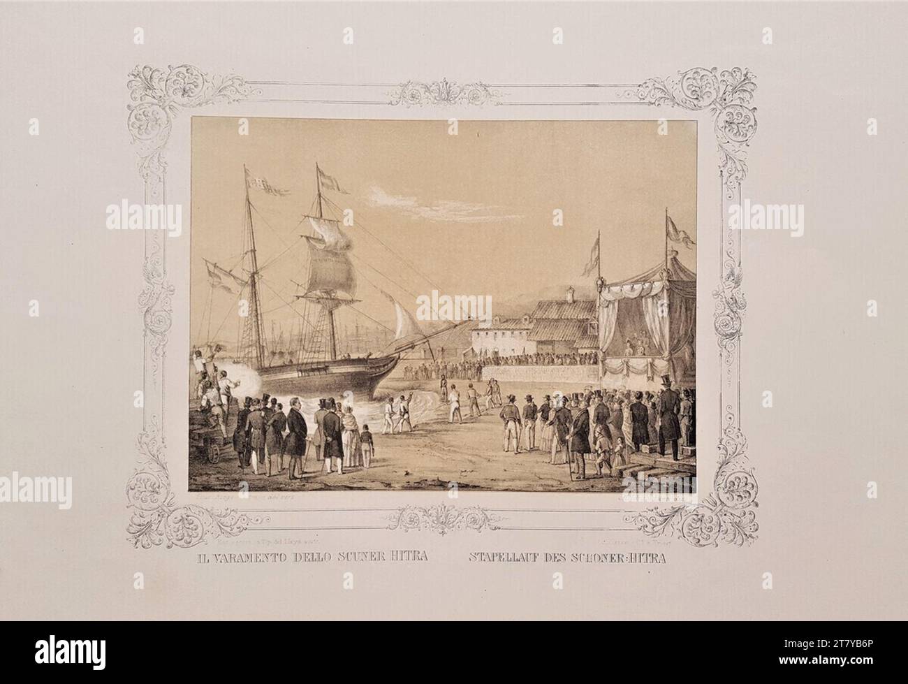Melchiorre Fontana (Lithograph in) The imperial couple Ferdinand I and ...