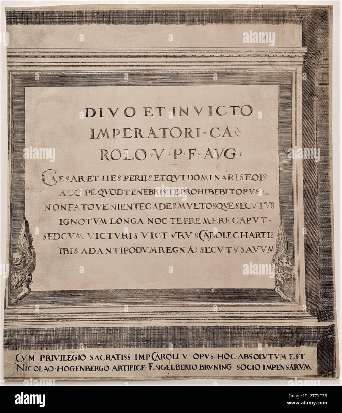 Nikolaus Hogenberg (Radierer in) Triumphal procession of Emperor ...