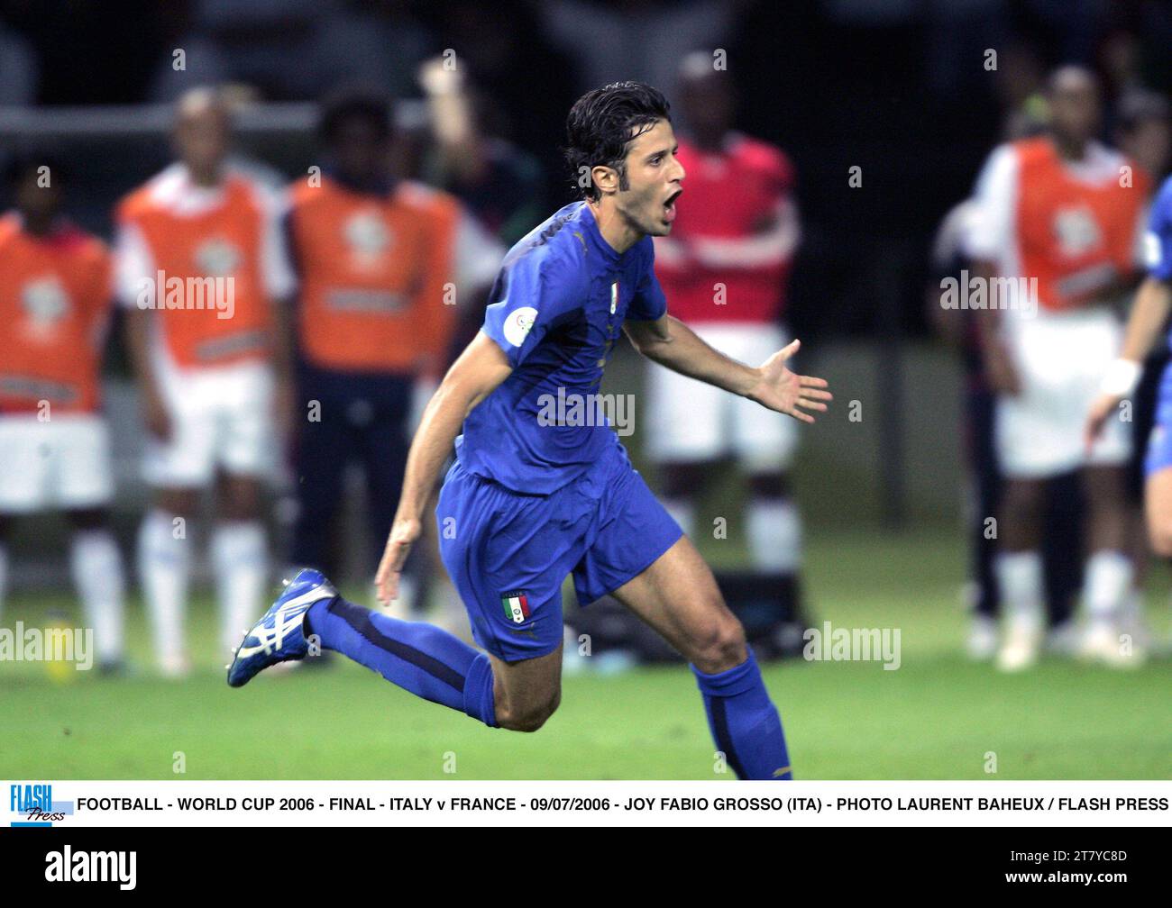 FOOTBALL - WORLD CUP 2006 - FINAL - ITALY v FRANCE - 09/07/2006 - JOY FABIO GROSSO (ITA) - PHOTO ...