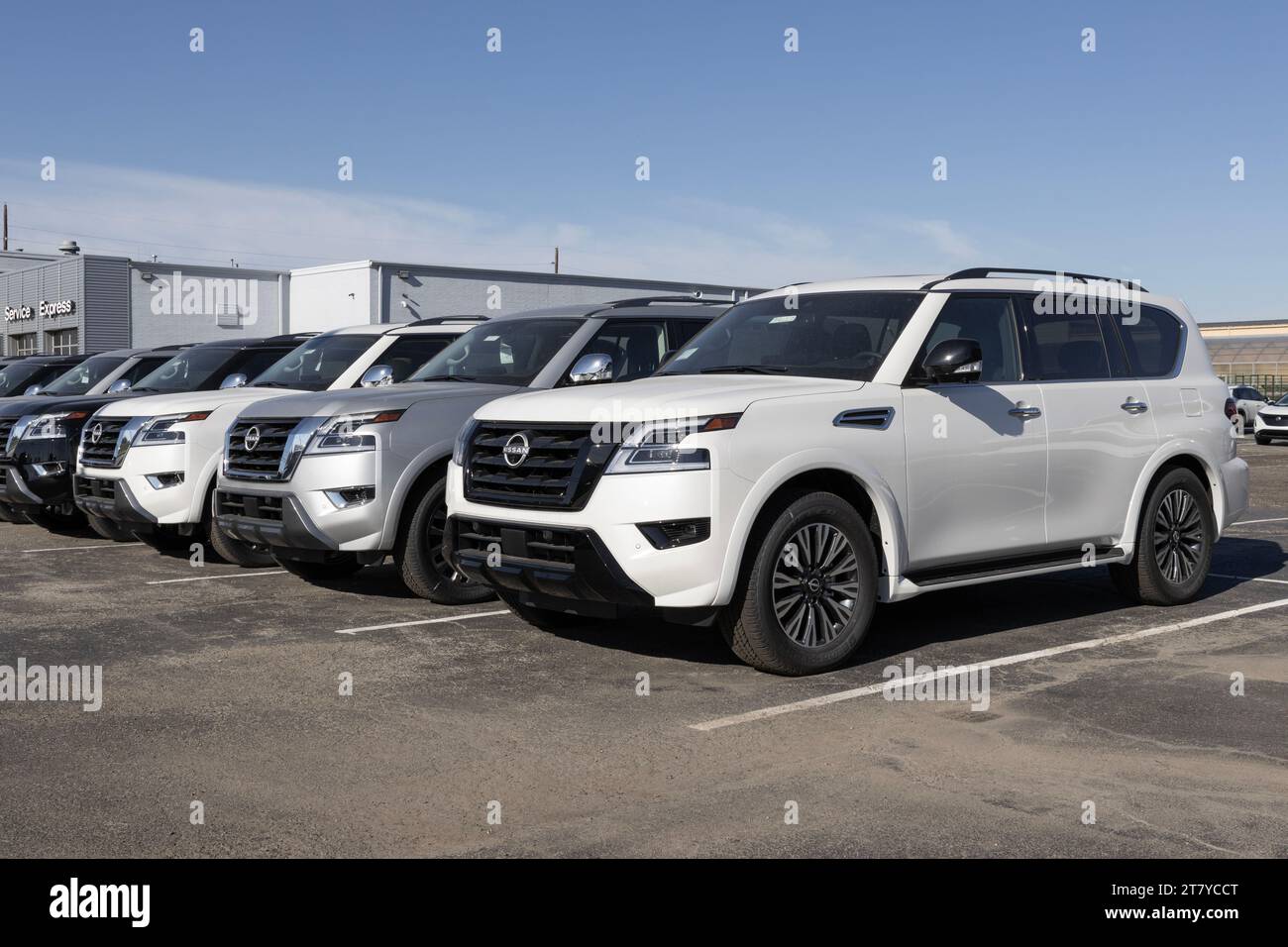 Lafayette - November 16, 2023: Nissan Armada SUV display at a ...