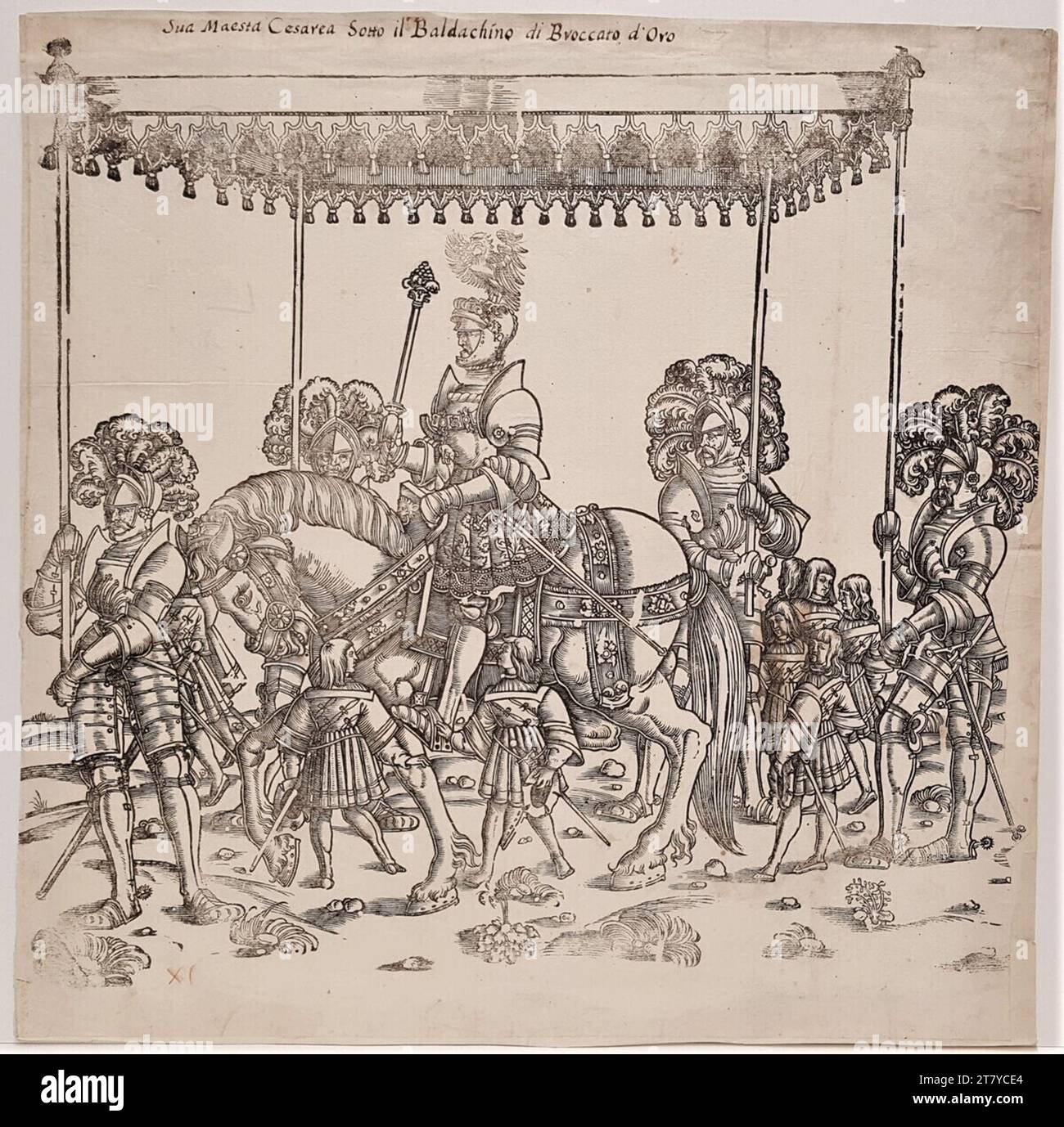 Anonym Entry of Emperor Charles V on November 5, 1529 in Bologna: Blatt ...