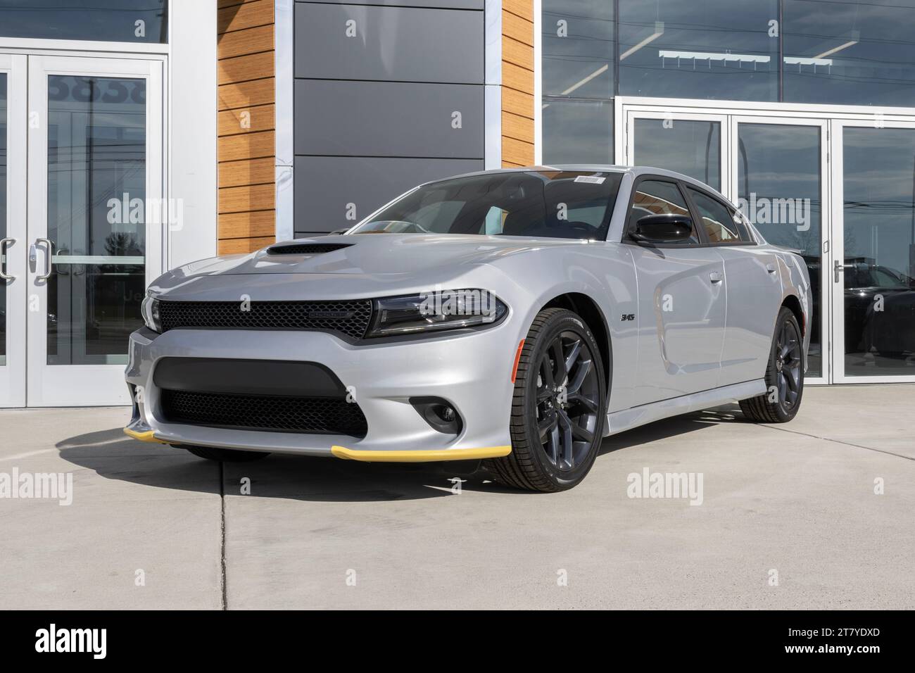 Lafayette - November 16, 2023: Dodge Charger display. Dodge offers the ...