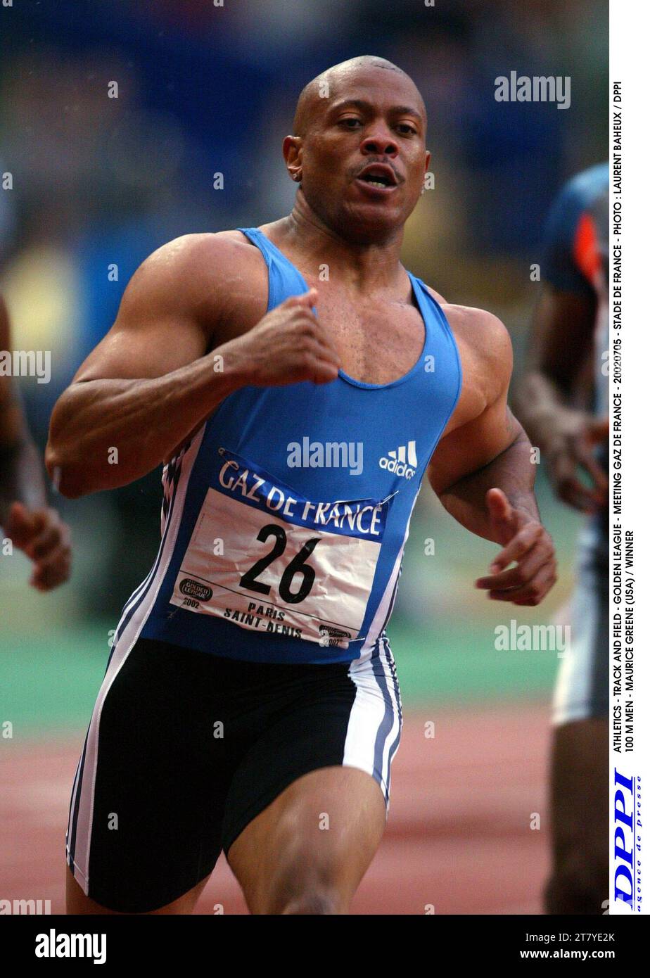 Maurice greene 100 stade de hi-res stock photography and images - Alamy
