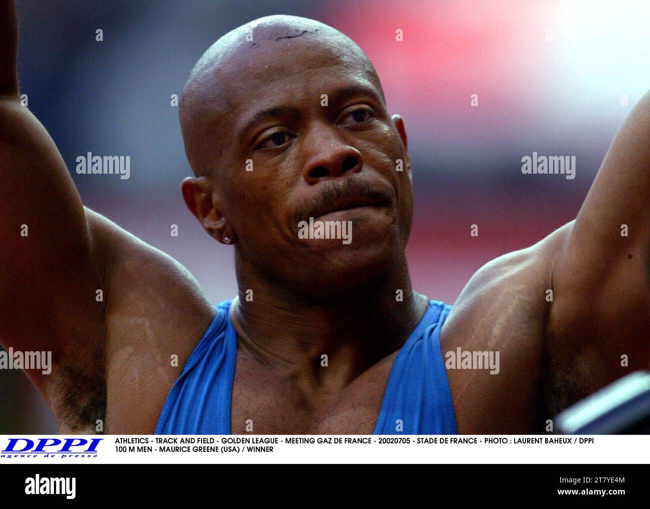 Maurice greene 100 stade de hi-res stock photography and images - Alamy