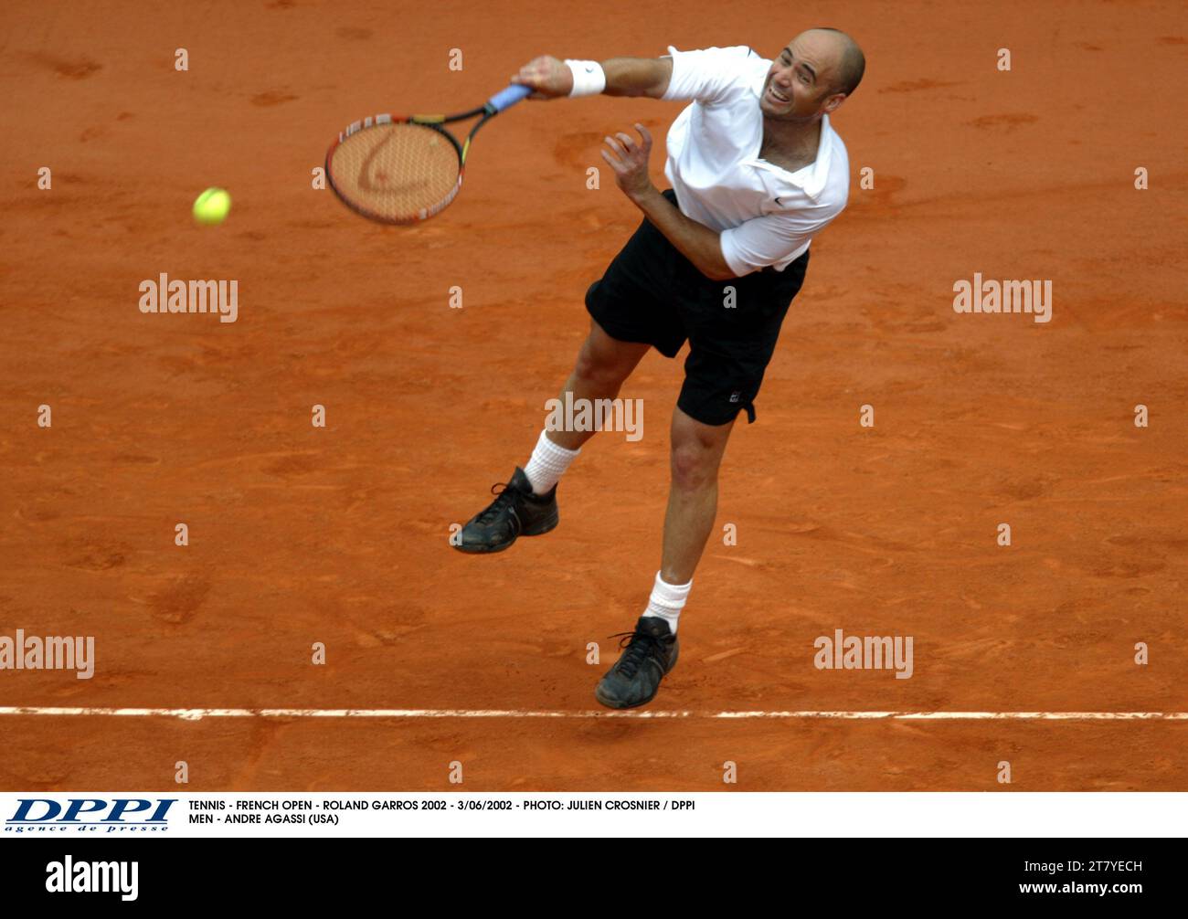 Andre agassi french open hi-res stock photography and images - Alamy