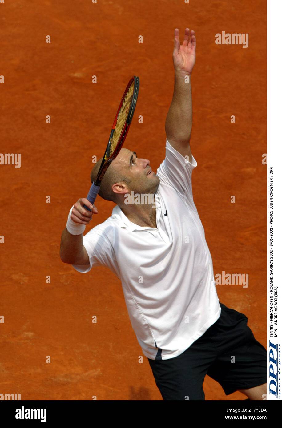 Andre agassi french open hi-res stock photography and images - Alamy