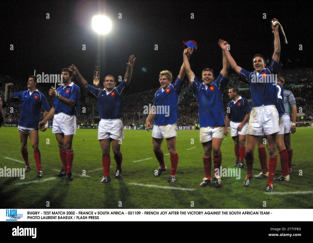 2002 france rugby team hi-res stock photography and images - Alamy