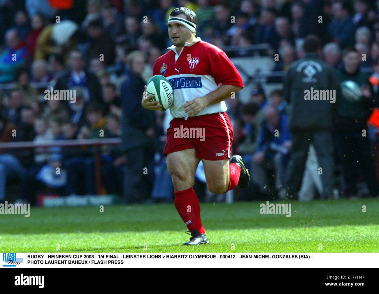 RUGBY - HEINEKEN CUP 2003 - 1/4 FINAL - LEINSTER LIONS v BIARRITZ ...