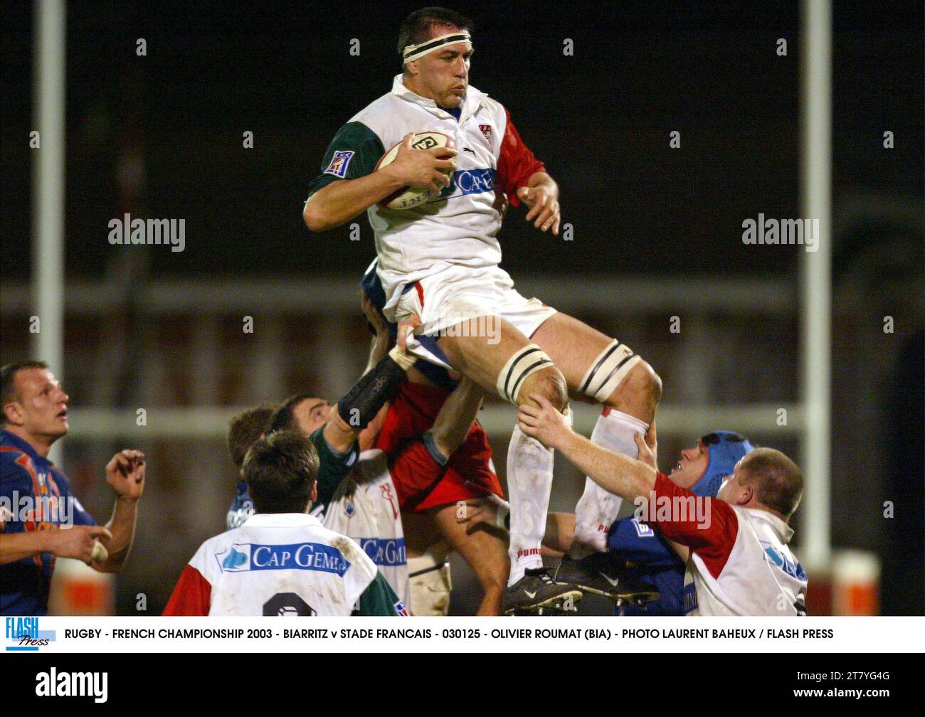 RUGBY - FRENCH CHAMPIONSHIP 2003 - BIARRITZ v STADE FRANCAIS - 030125 ...