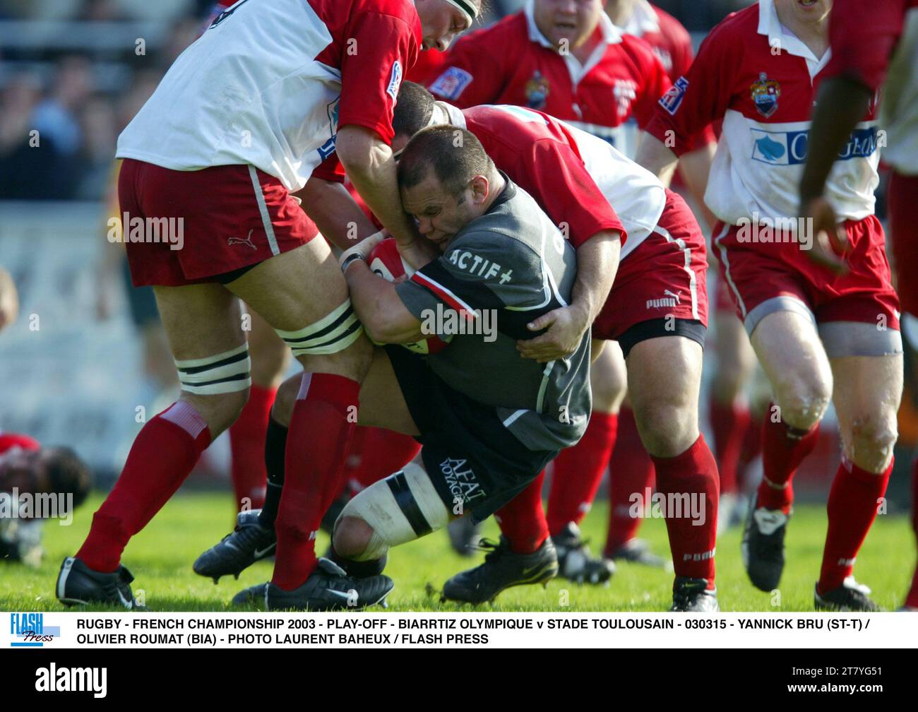 RUGBY - FRENCH CHAMPIONSHIP 2003 - PLAY-OFF - BIARRTIZ OLYMPIQUE v ...