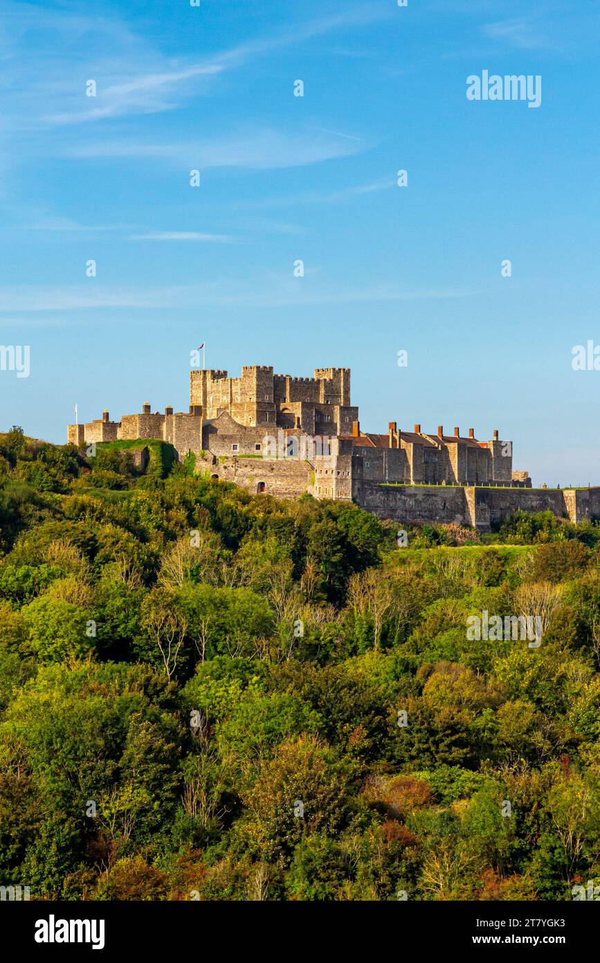 Exterior of Dover Castle in Kent England UK a medieval castle built in ...