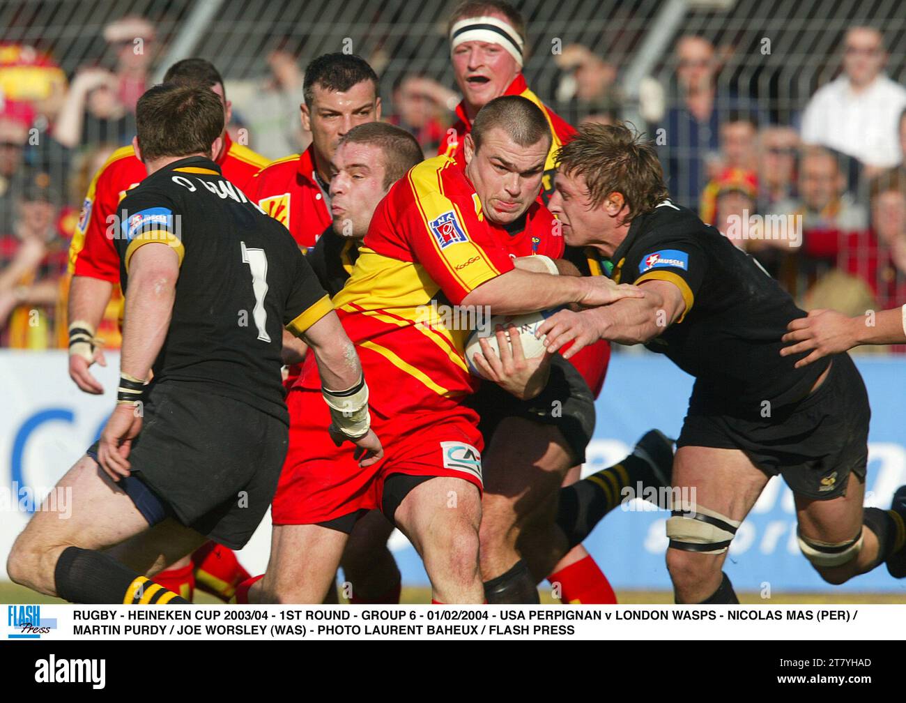 RUGBY - HEINEKEN CUP 2003/04 - 1ST ROUND - GROUP 6 - 01/02/2004 - USA ...