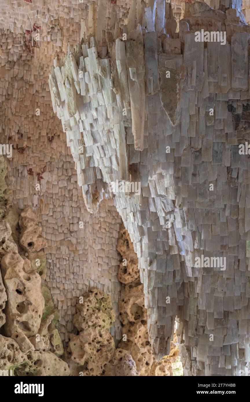 The man made Crystal Grotto beside the Serpentine Lake at Painshill ...