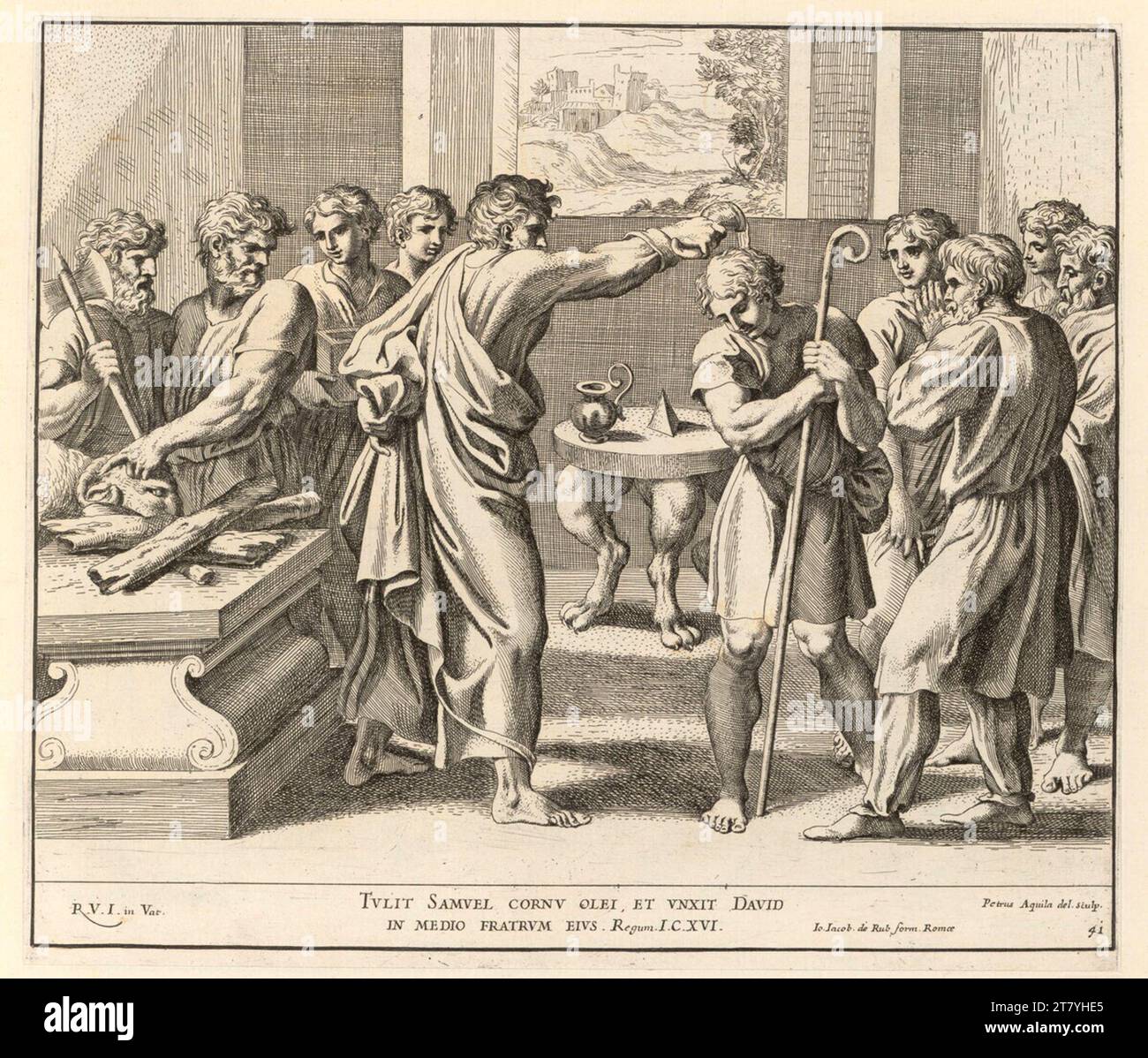David anointed by samuel hi-res stock photography and images - Alamy