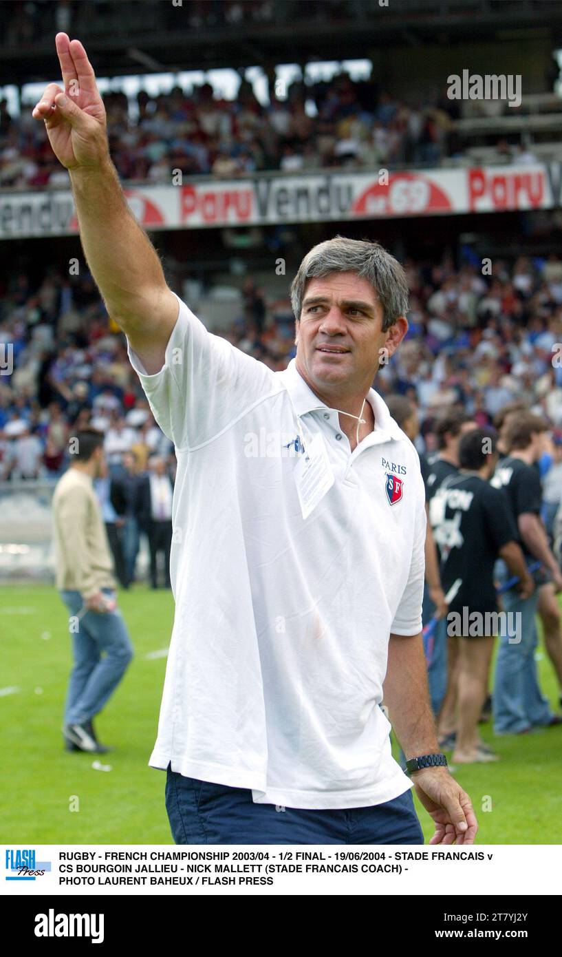 Nick mallett rugby hi-res stock photography and images - Alamy