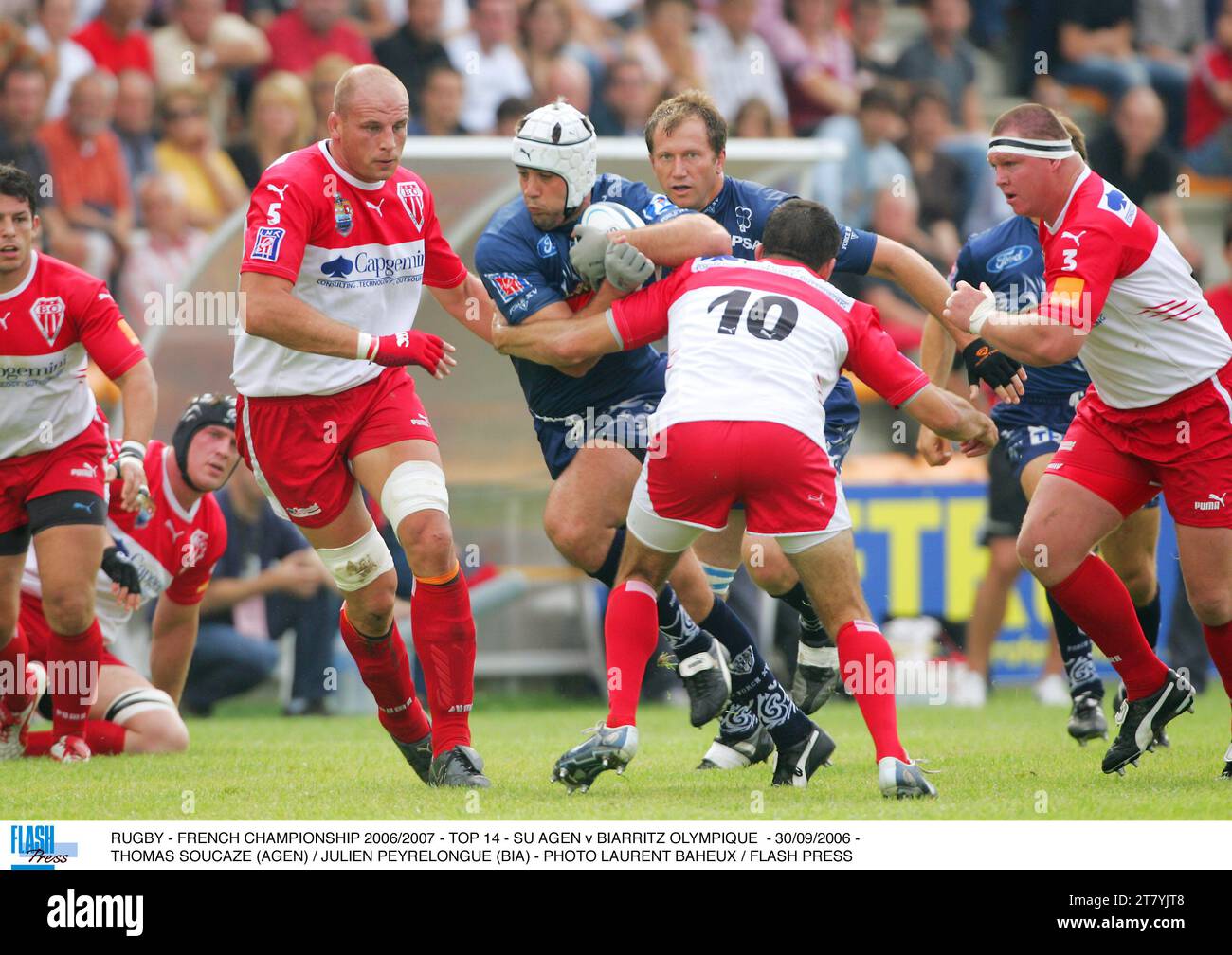 RUGBY - FRENCH CHAMPIONSHIP 2006/2007 - TOP 14 - SU AGEN v BIARRITZ ...