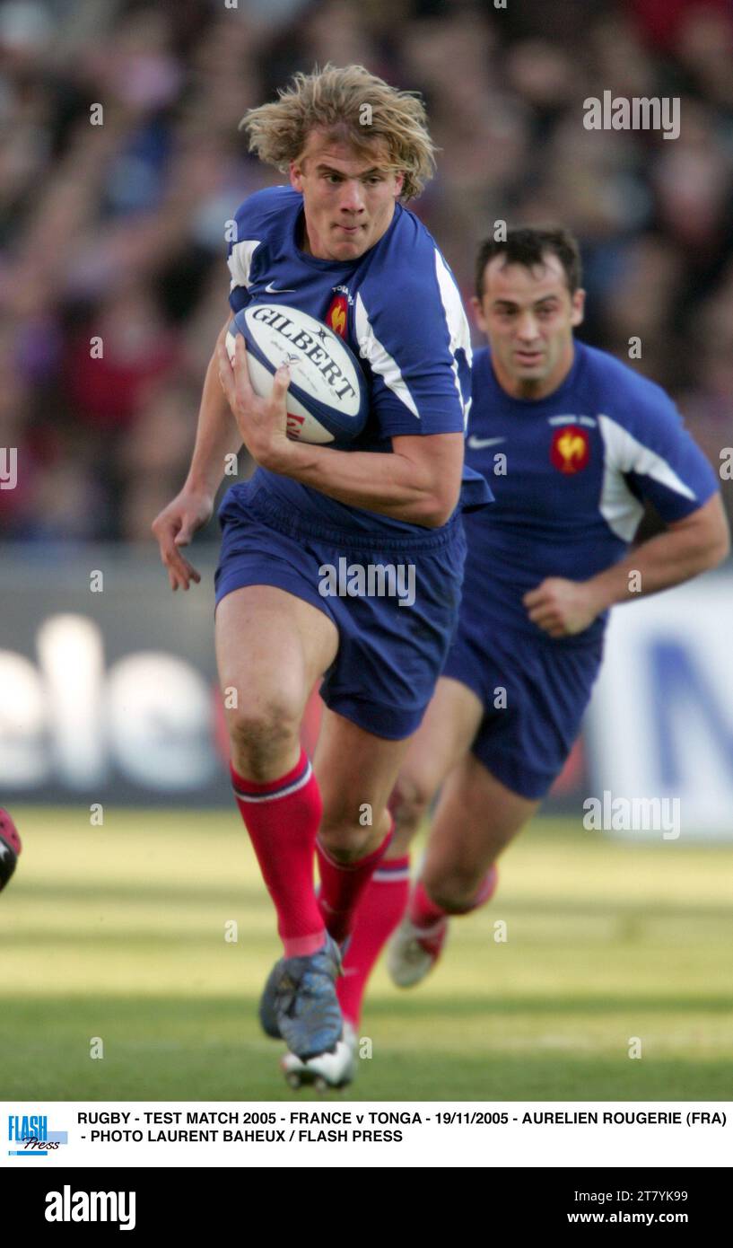 RUGBY - TEST MATCH 2005 - FRANCE v TONGA - 19/11/2005 - AURELIEN ...