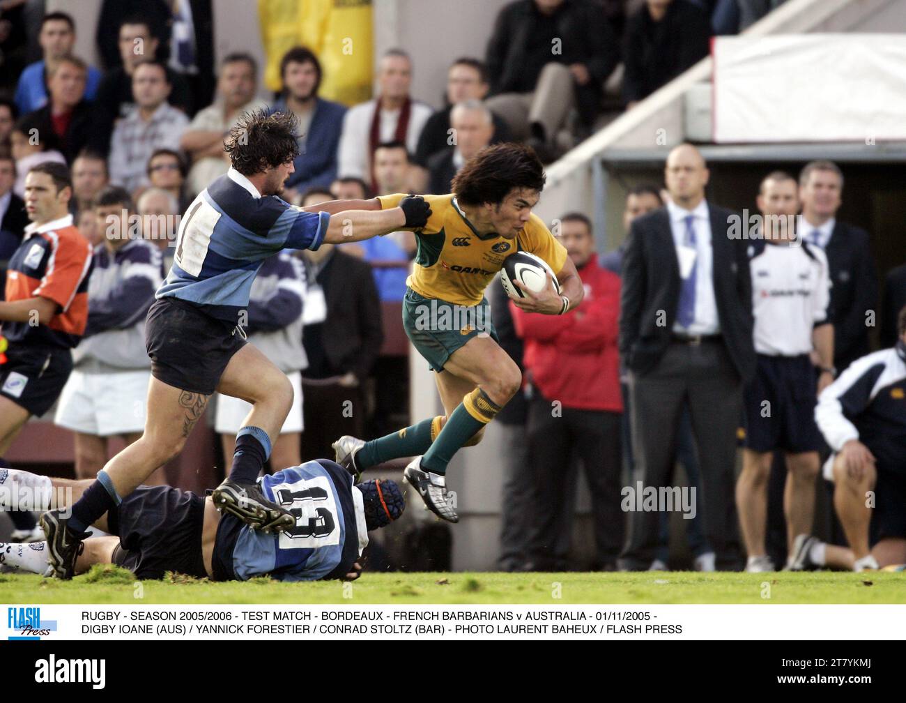 RUGBY - SEASON 2005/2006 - TEST MATCH - BORDEAUX - FRENCH BARBARIANS v ...