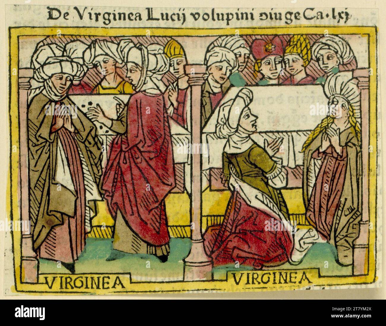 Johann Zainer The Virgin Mary, Volupinus - virgin, virgin. Woodcut ...