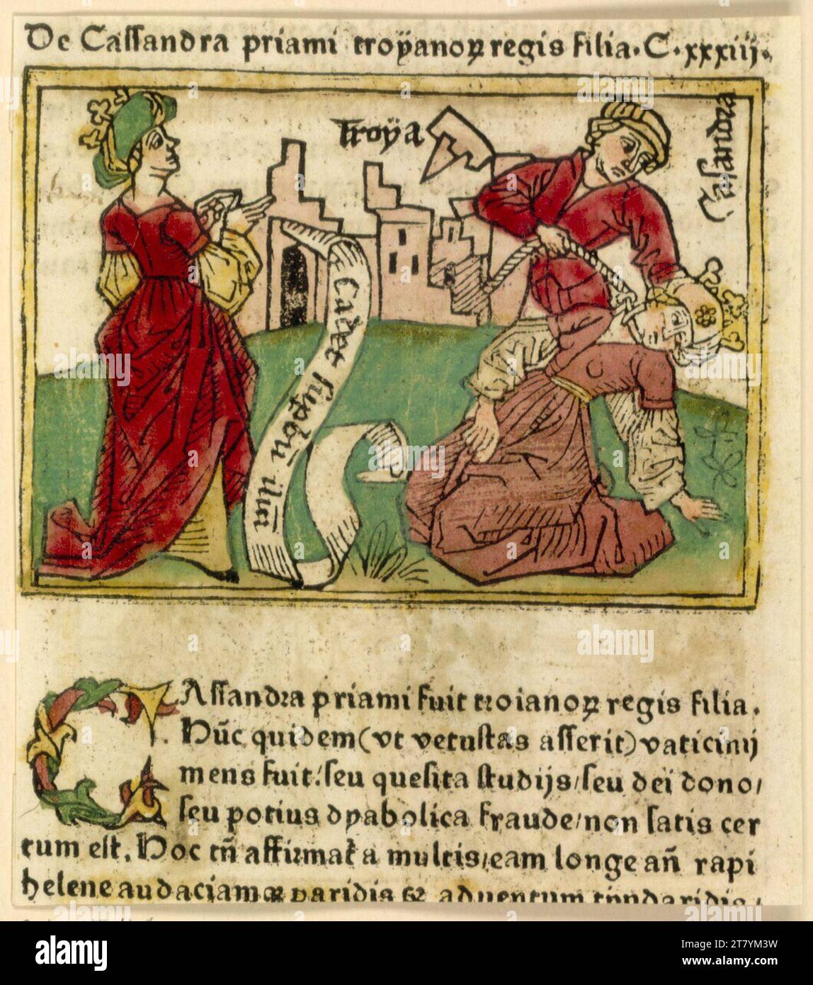 Johann Zainer The Cassandra Priam Troyanorum King - Troyo Casandra ...