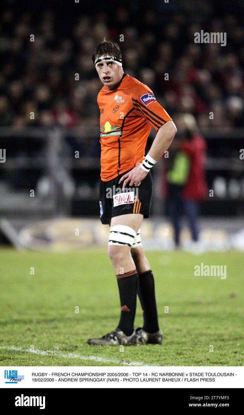 RUGBY - FRENCH CHAMPIONSHIP 2005/2006 - TOP 14 - RC NARBONNE v STADE ...