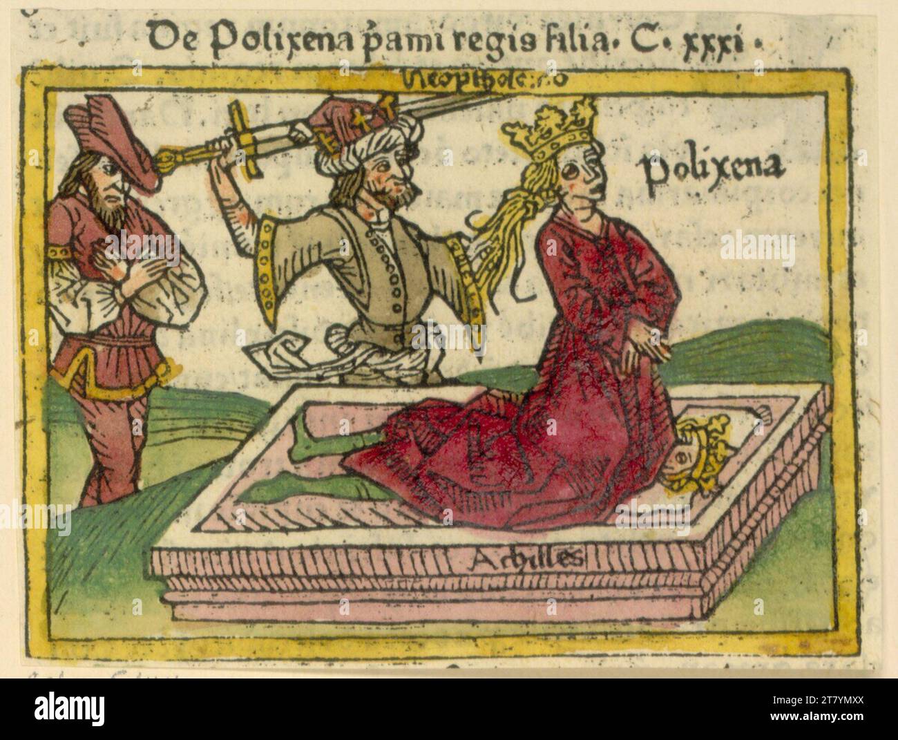Johann Zainer The polixena Priam King's daughter - Neoptolemo, polixena ...