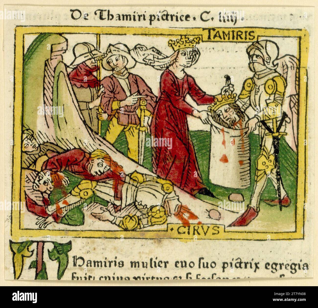 Johann Zainer The Thamiri Porter - Tamiris, Cyrus (correct). Woodcut ...