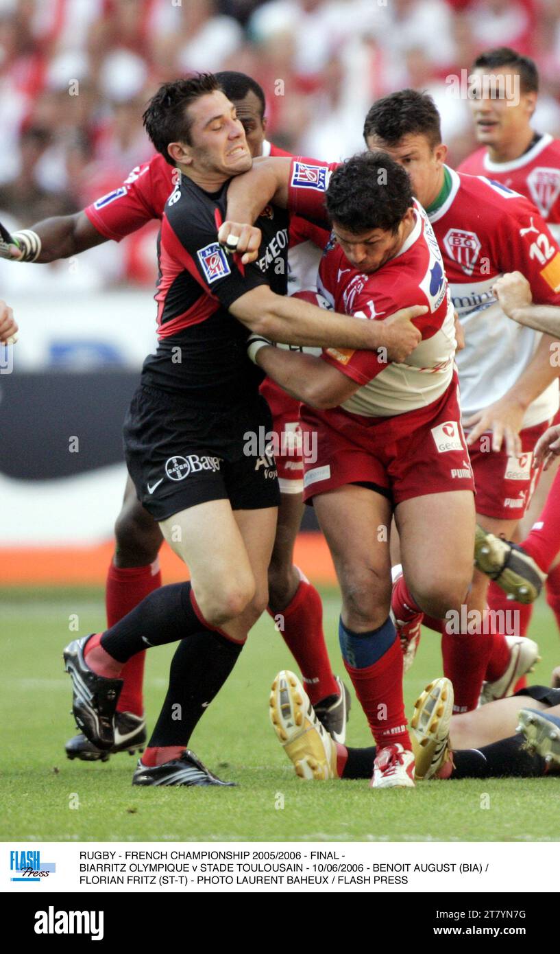 RUGBY - FRENCH CHAMPIONSHIP 2005/2006 - FINAL - BIARRITZ OLYMPIQUE v ...