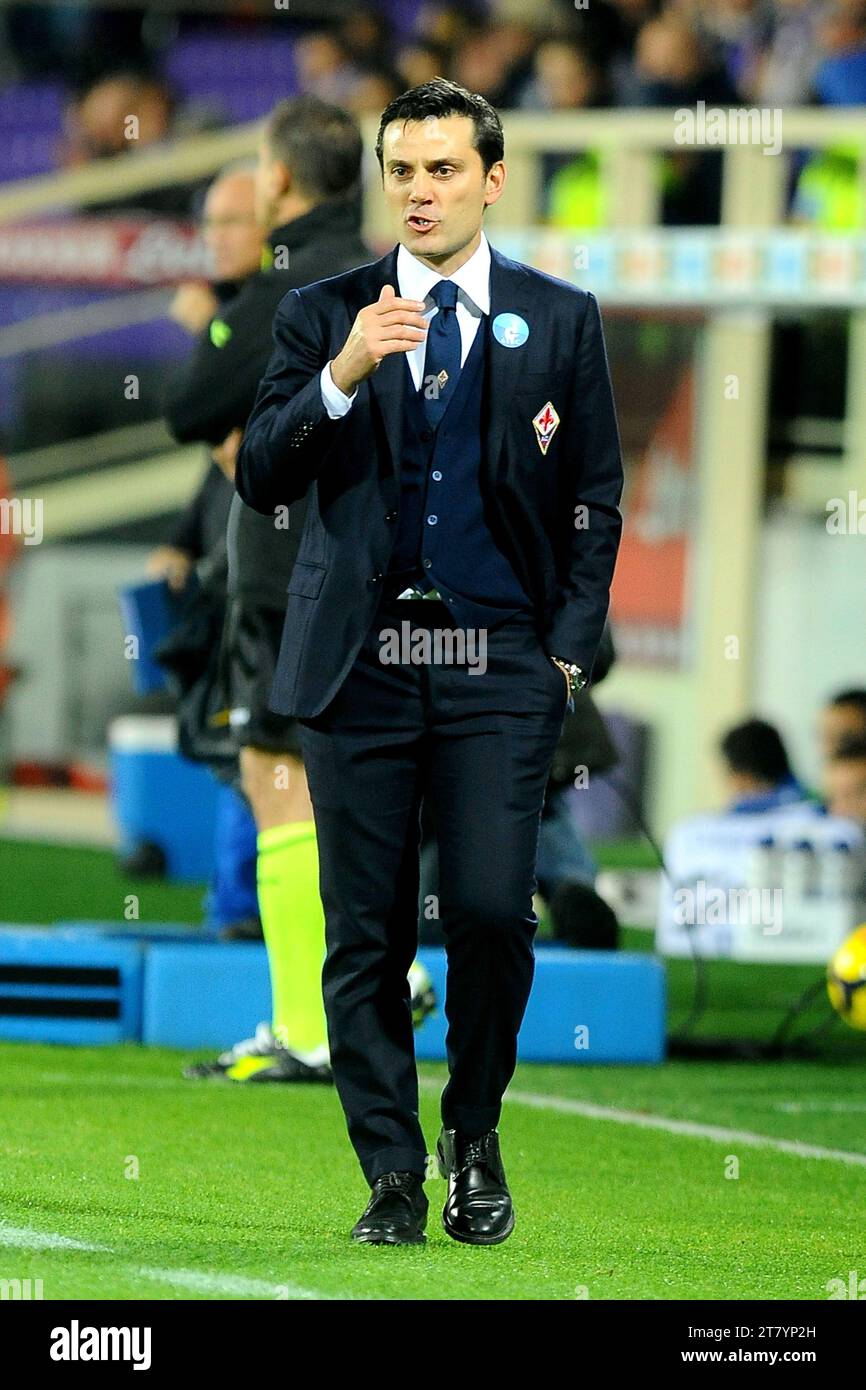 Vincenzo Montella head coach of ACF Fiorentina during the Italian ...