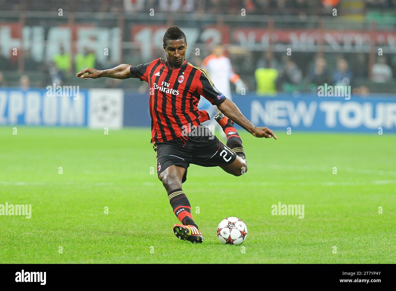 Kevin Constant of AC Milan in action during the UEFA Champions league ...