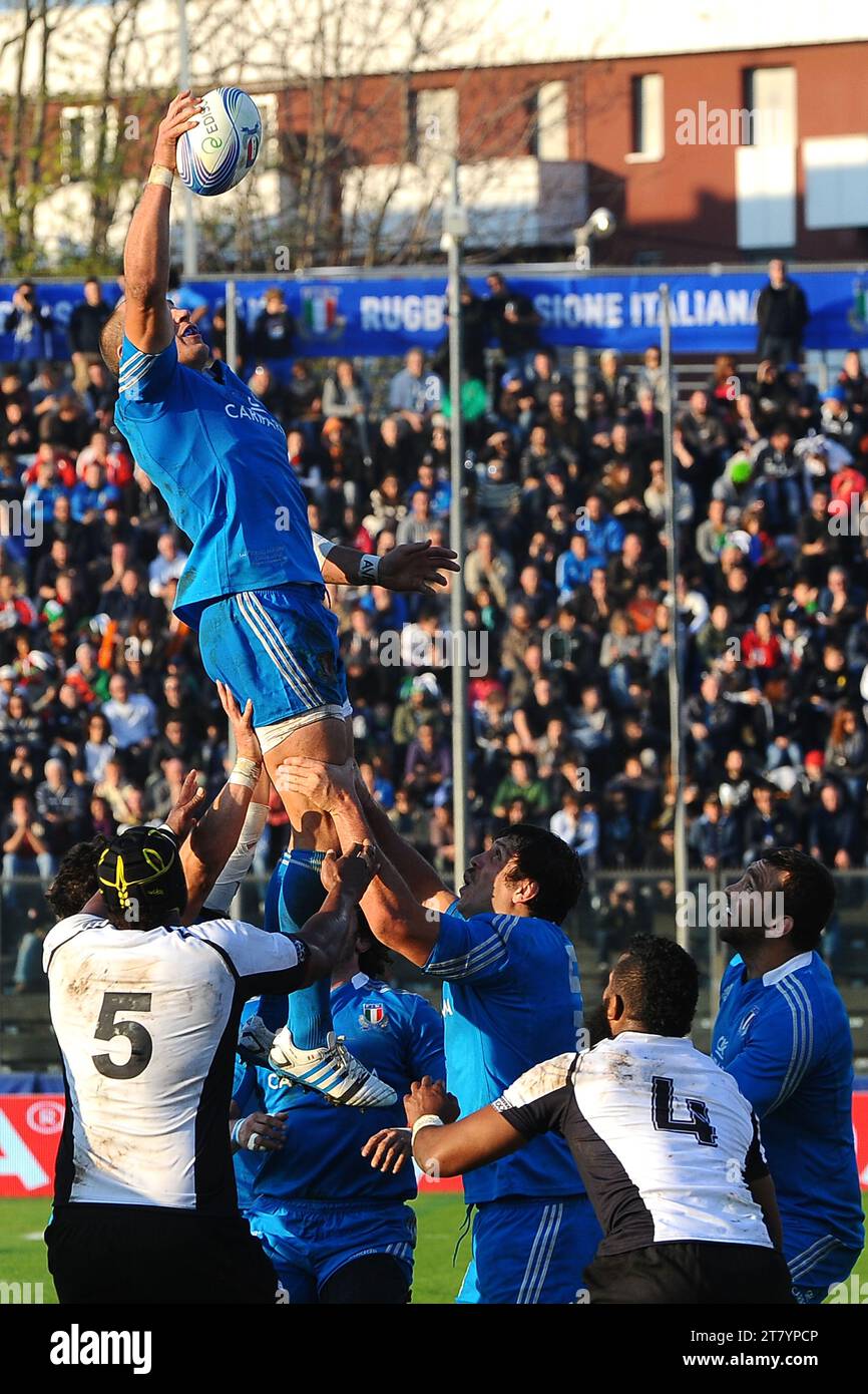 16-11-2013: Cremona, Rugby second test match Italy vs Fiji Sergio ...
