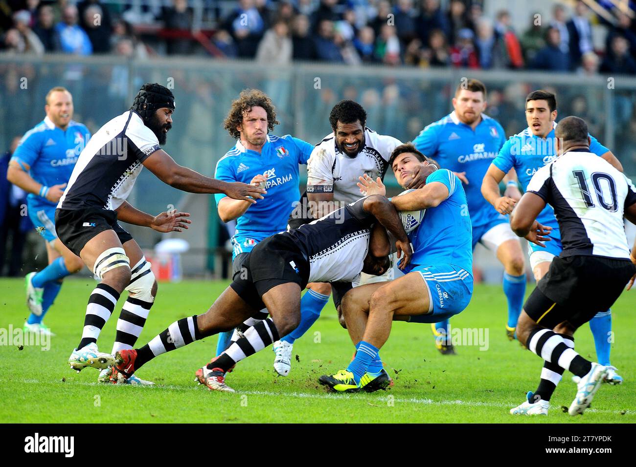 16-11-2013: Cremona, Rugby second test match Italy vs Fiji Edoardo Gori ...