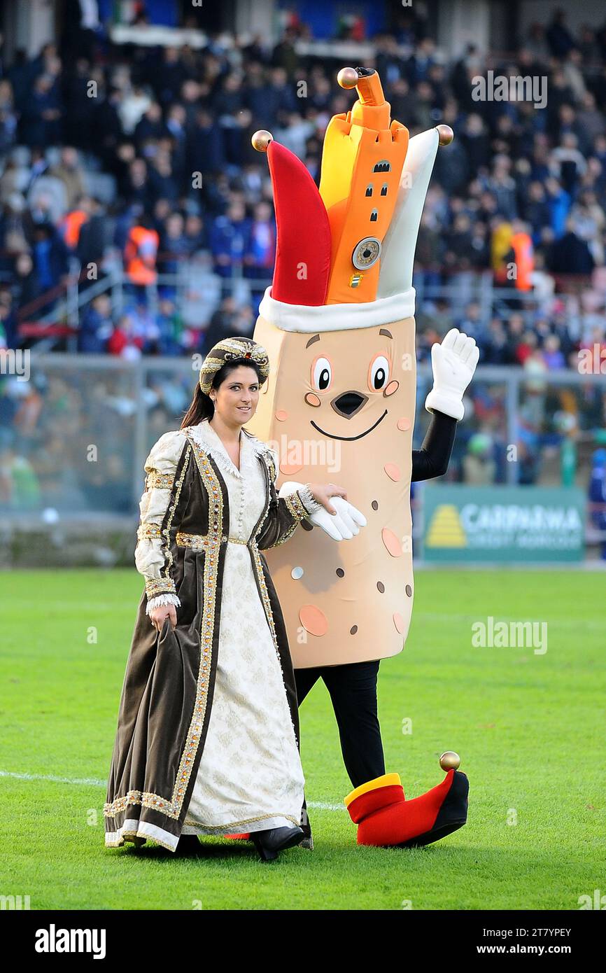 16-11-2013: Cremona, Rugby second test match Italy vs Fiji A girl ...