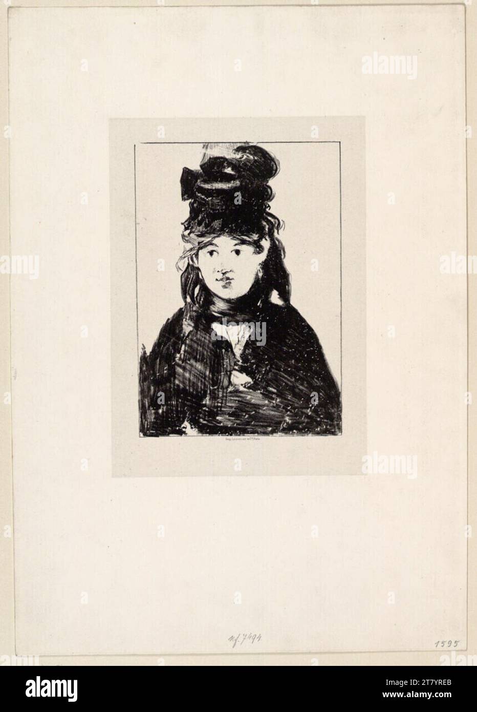 Edouard manet berthe morisot hi-res stock photography and images - Alamy