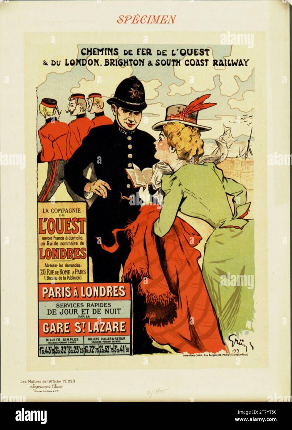 Jules Alexandre Grün Western & London railways, Brighton & South Coast ...