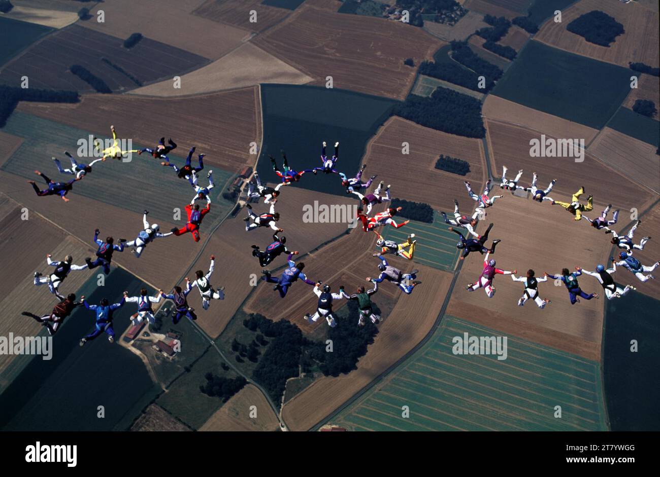 OMNISPORT PARACHUTE 970817 BICENTENARY OF THE WORLD'S FIRST EVER ...