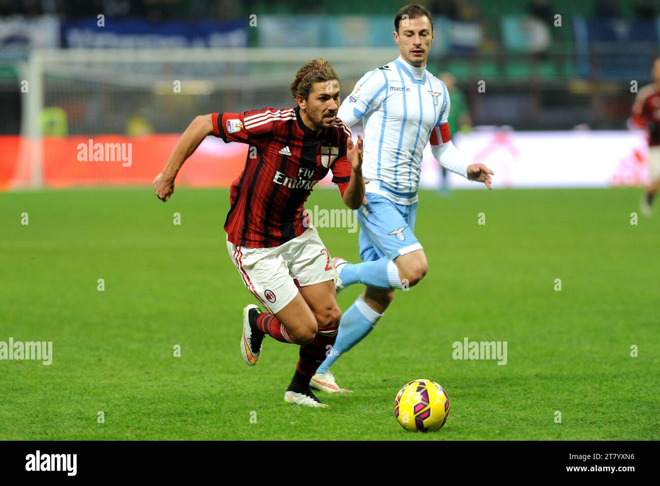 Alessio Cerci of AC Milan during the Italian Cup Tim quarter final ...