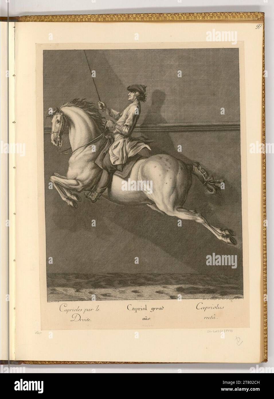 Johann Elias Ridinger (Ausführende r Künstler in) Capriol's rod out ...