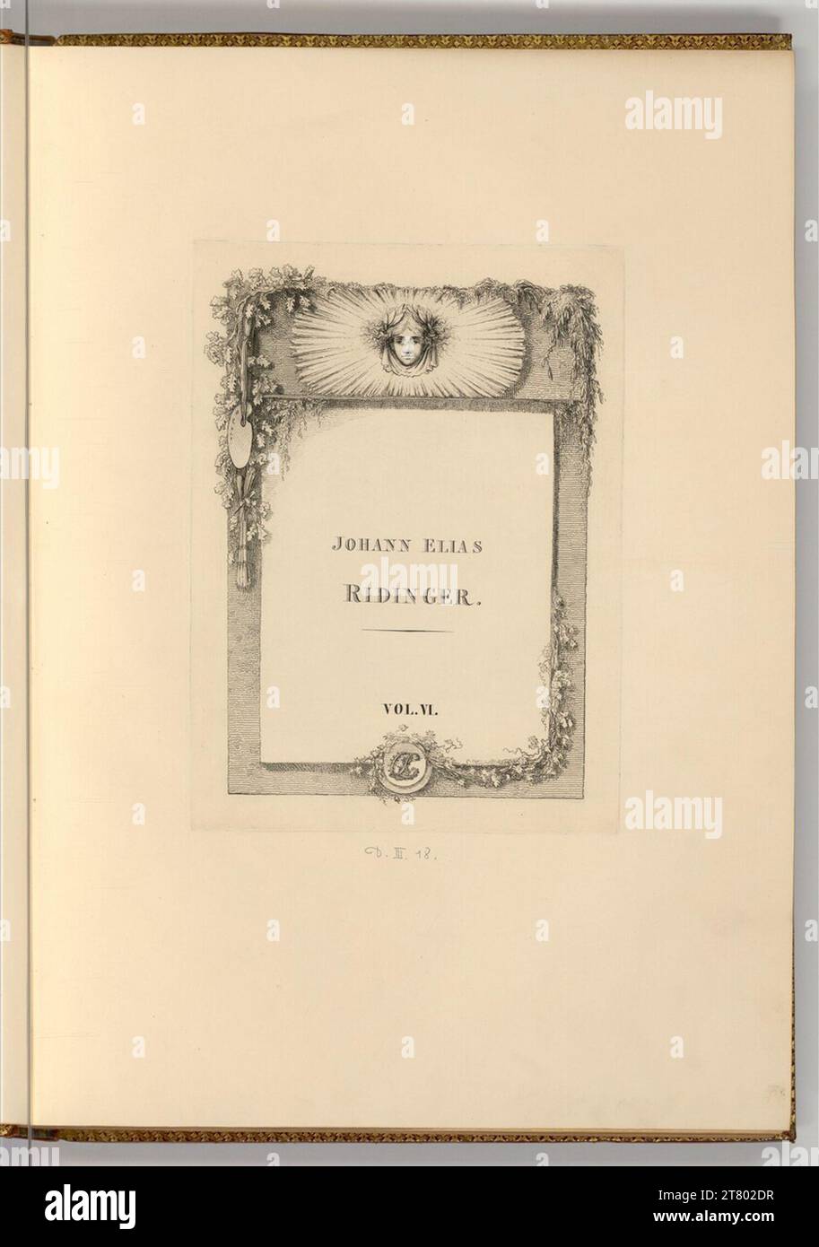 Joseph Fischer (Ausführende r Künstler in) Johann Elias Riding. Vol. VI ...