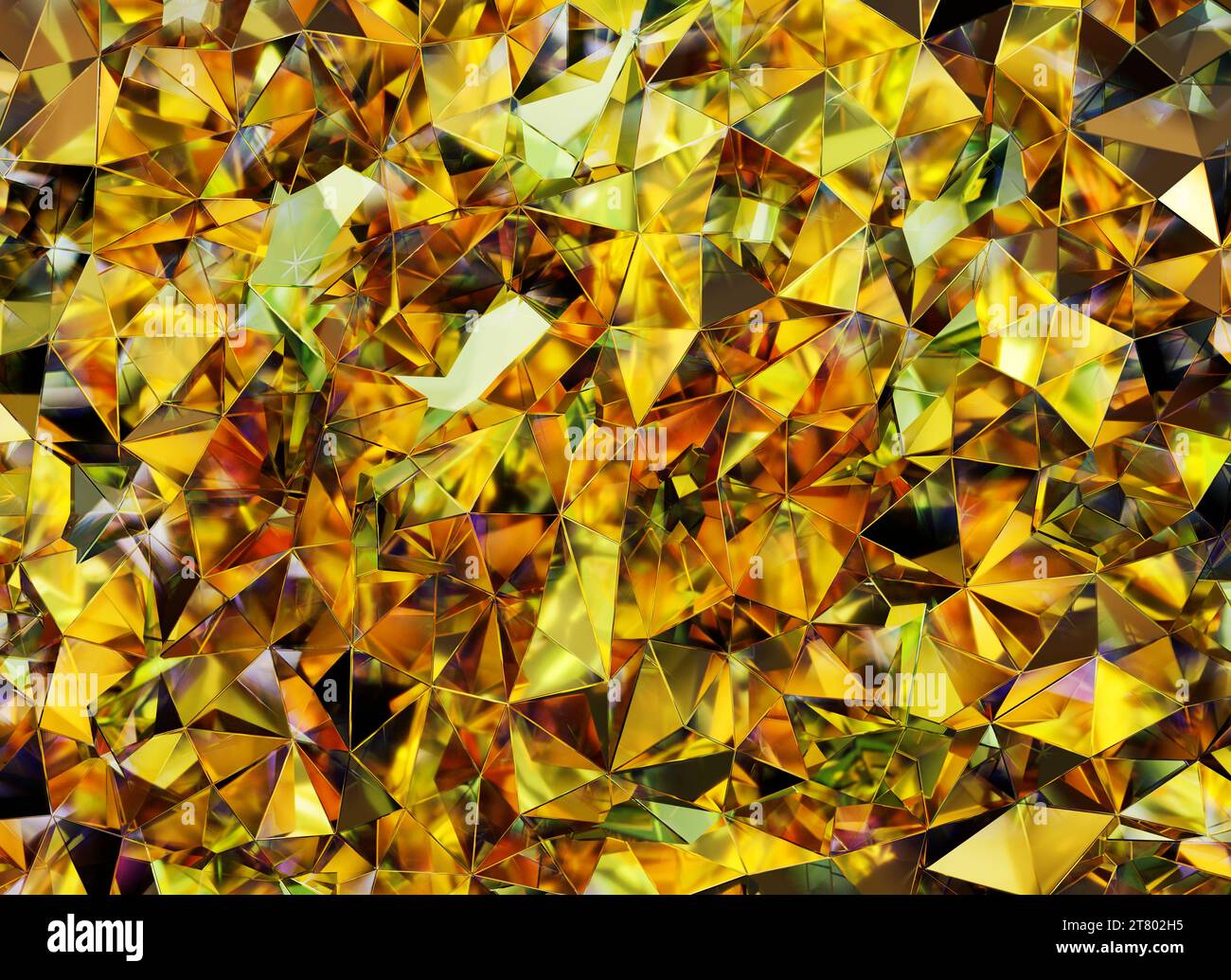 Luxury Abstract Realistic Gold Crystal Texture Reflection Close Up ...