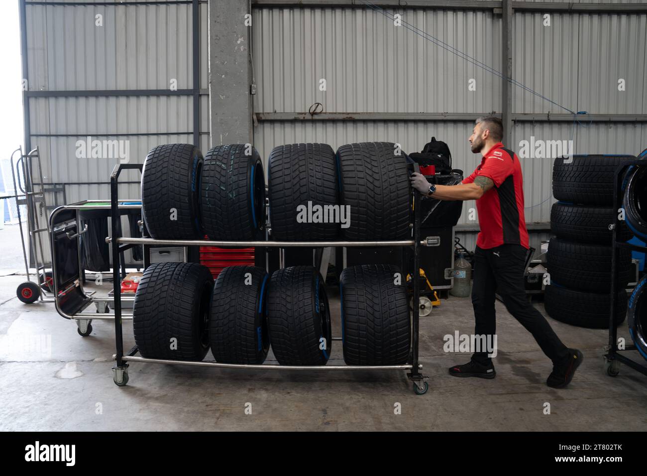 Ferrari tyre engineer hi-res stock photography and images - Alamy