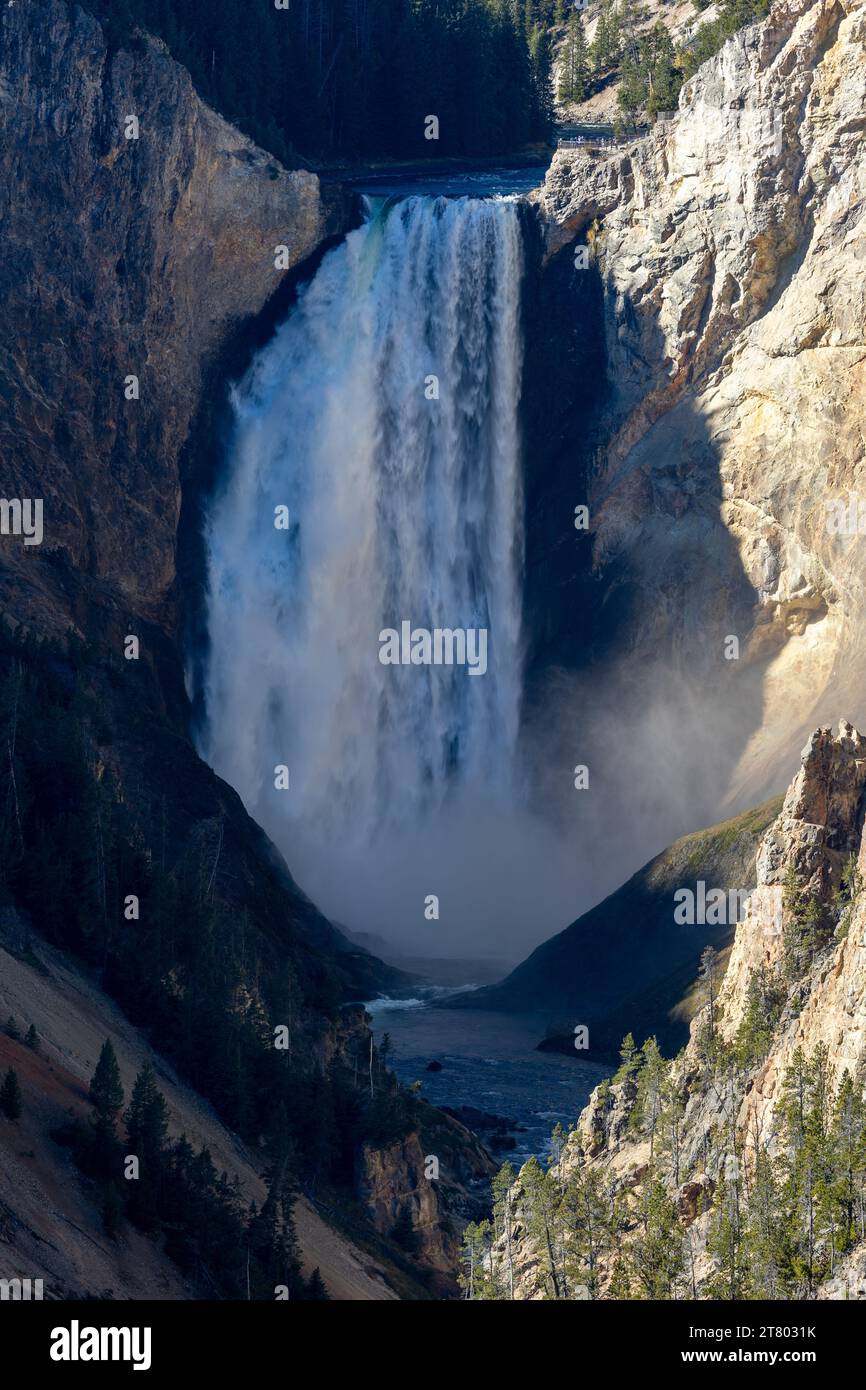 Lower Yellowstone Falls Stock Photo - Alamy