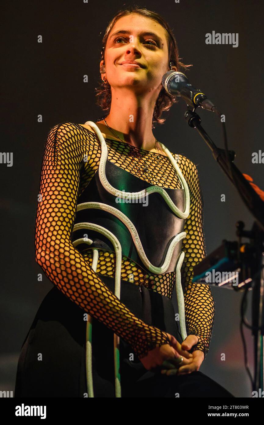 Brussels, Belgium. 14th Nov, 2023. The french artist Pomme plays live ...