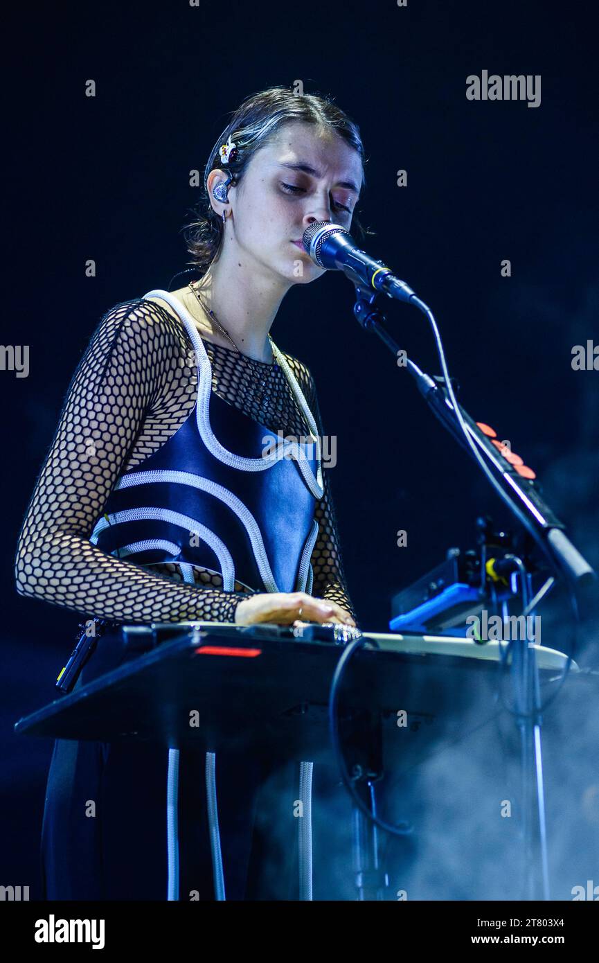 Brussels, Belgium. 14th Nov, 2023. The french artist Pomme plays live ...