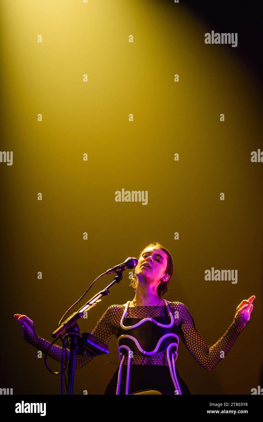 Brussels, Belgium. 14th Nov, 2023. The french artist Pomme plays live ...
