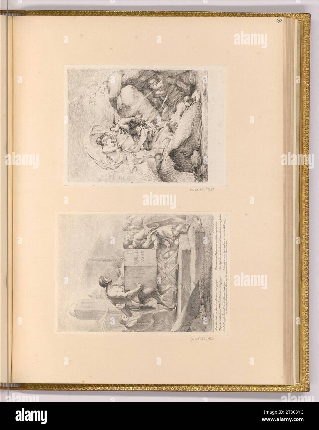 Bernhard Rode Rarity box (peep box); Allegorical representation ...