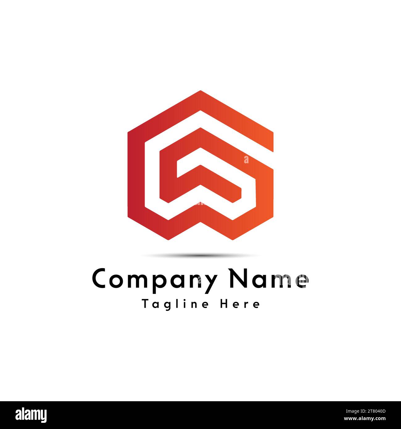 Polygon shape logo hi-res stock photography and images - Alamy