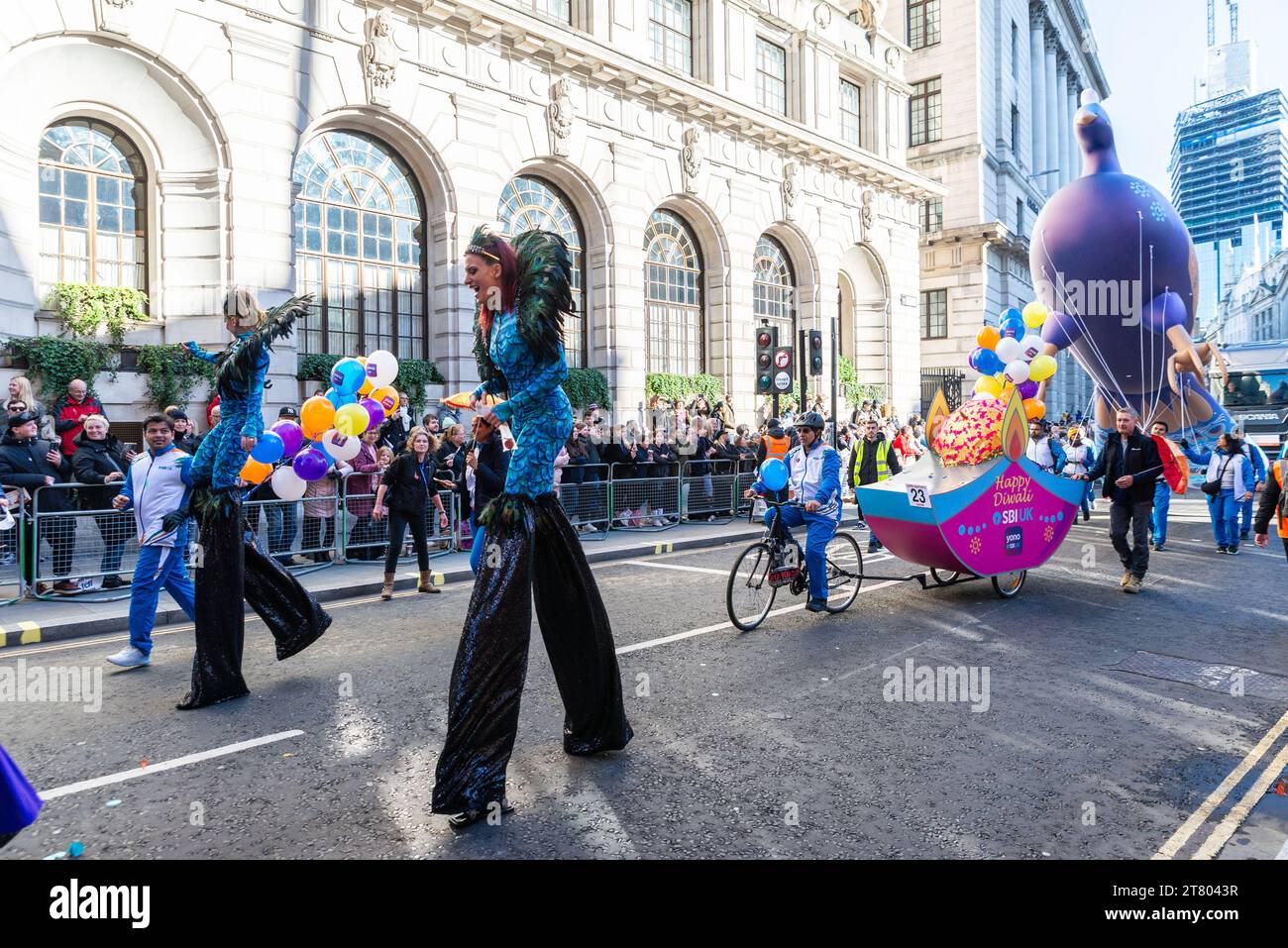 State Bank of India (SBI) float at the Lord Mayor's Show procession ...